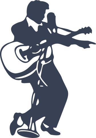 Elvis Pointing Sticker - 50+ Colors!