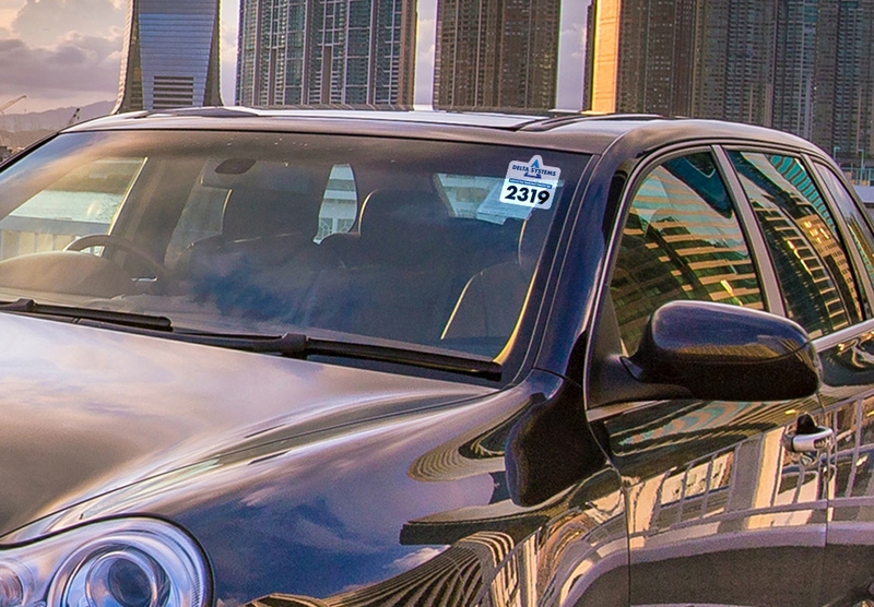 Employee Parking Pass - Custom Staff Parking Permits