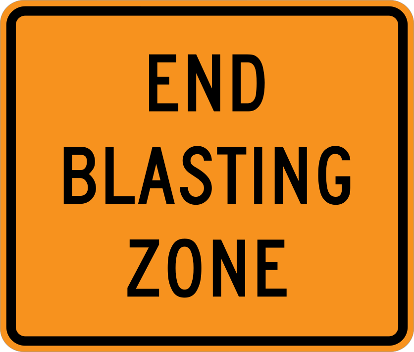 Vibrant, High-Quality End Blasting Zone Stickers