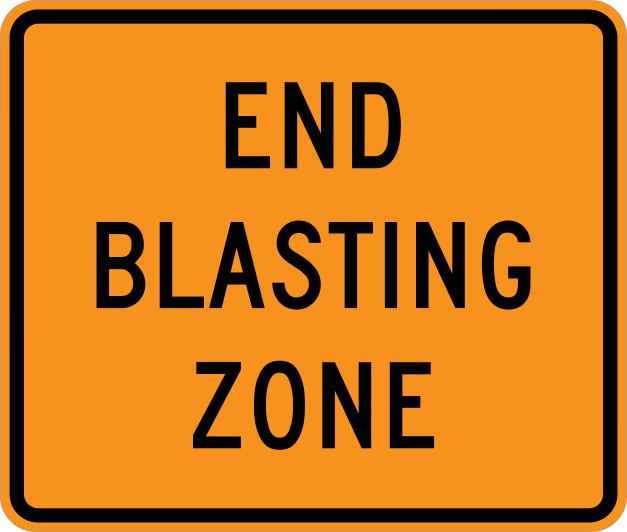 Vibrant, High-Quality End Blasting Zone Stickers