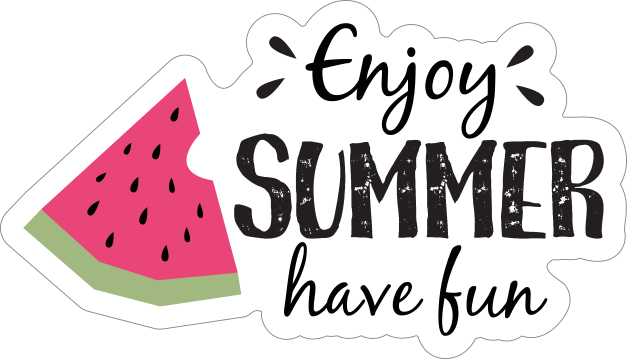 Enjoy Summer Have Fun Sticker Shipped Fast & Free!