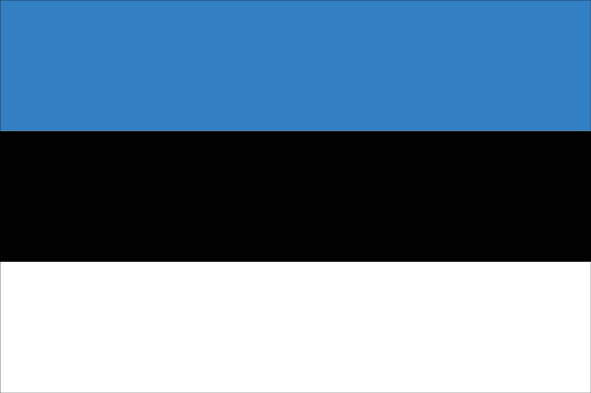 Estonia Flag Sticker Shipped Fast & Free!