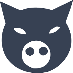 Evil Pig Sticker - 50+ Colors!