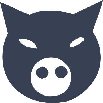 Evil Pig Sticker - 50+ Colors!