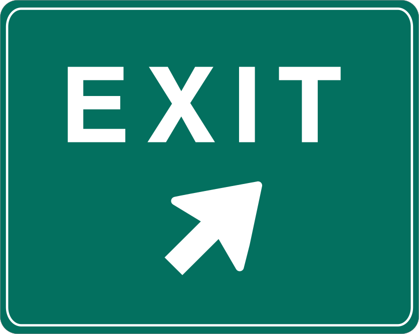 Exit Magnet Shipped Fast & Free!