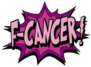 F Cancer Sticker