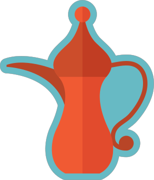 Fancy Coffee Pot Sticker - 50+ Color Options!