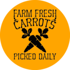 Farm Fresh Carrots Picked Daily Sticker