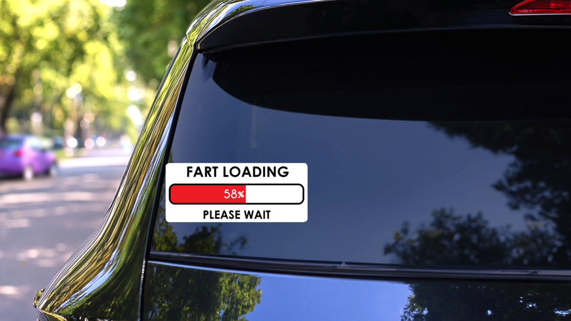 Fart Loading Please Wait Meme Sticker