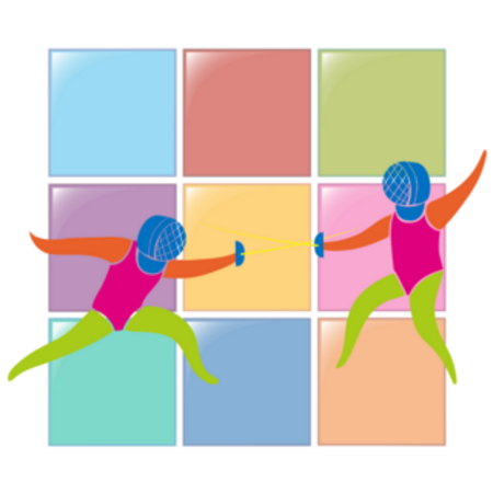 Fencing In Color Sticker