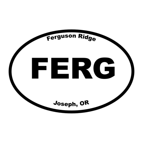 Ferguson Ridge Oval Sticker