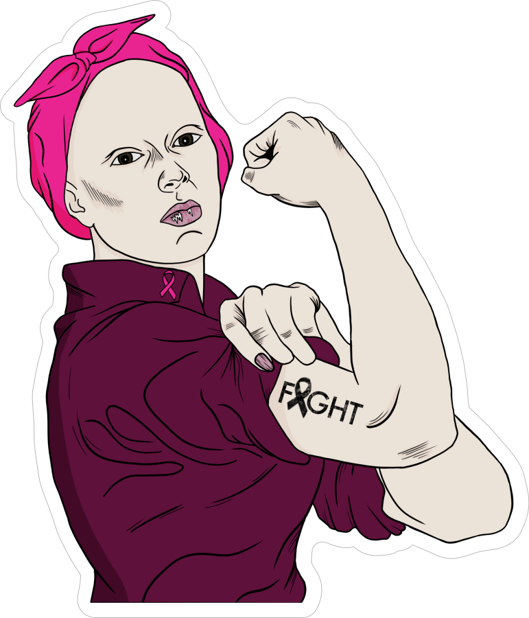 Fight Cancer Survivor Sticker - Fast Shipping & No Minimums