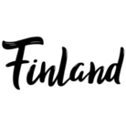Finland Handwritten Lettering Sticker