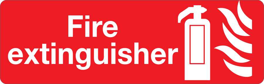 Fire Extinguisher Sign Magnet
