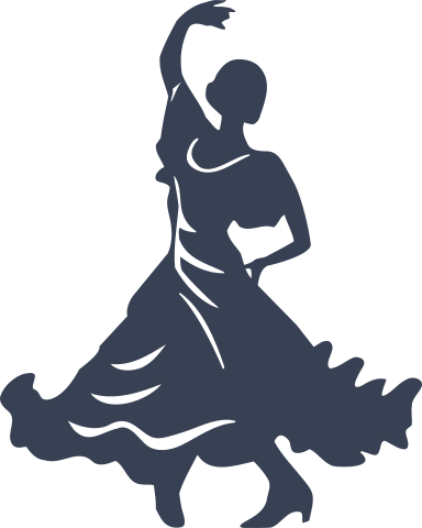 Flamenco Dancer Sticker Shipped Fast & Free!