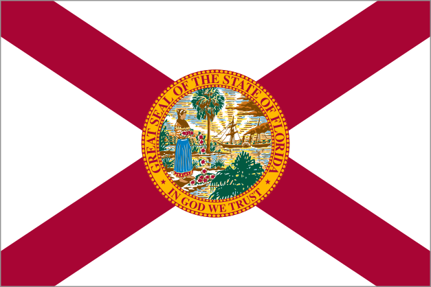 Order Your Florida Fl State Flag Magnet Today - Free Shipping!