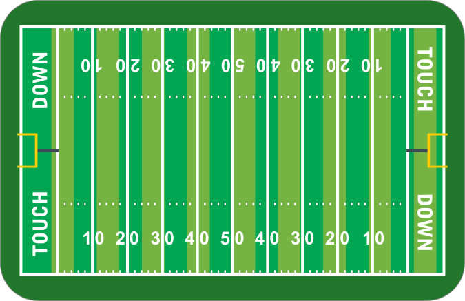 Football Field Sticker