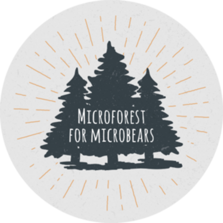 Forest Motivation Quote Typography Sticker