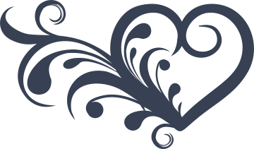 Frilly Heart Sticker - Fast Shipping & No Minimums