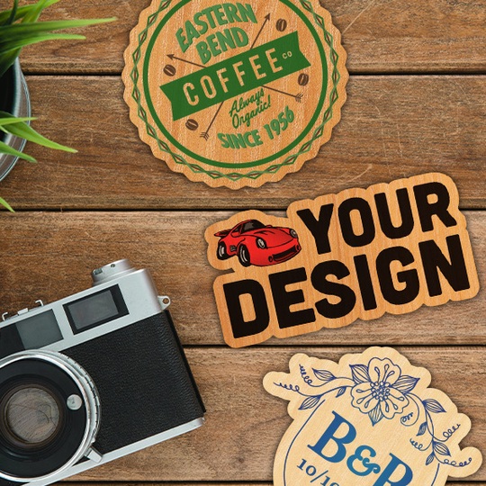 Make a Statement with Custom Wood Stickers - Order Now!