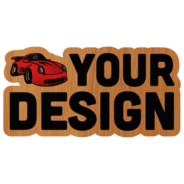 Full-Color Custom Wood Stickers - Free Shipping!