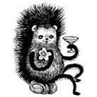 Funky Hedgehog Sticker