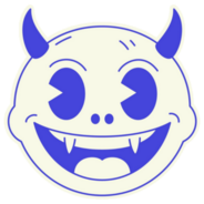 Funny Baby Devil Cute Sticker