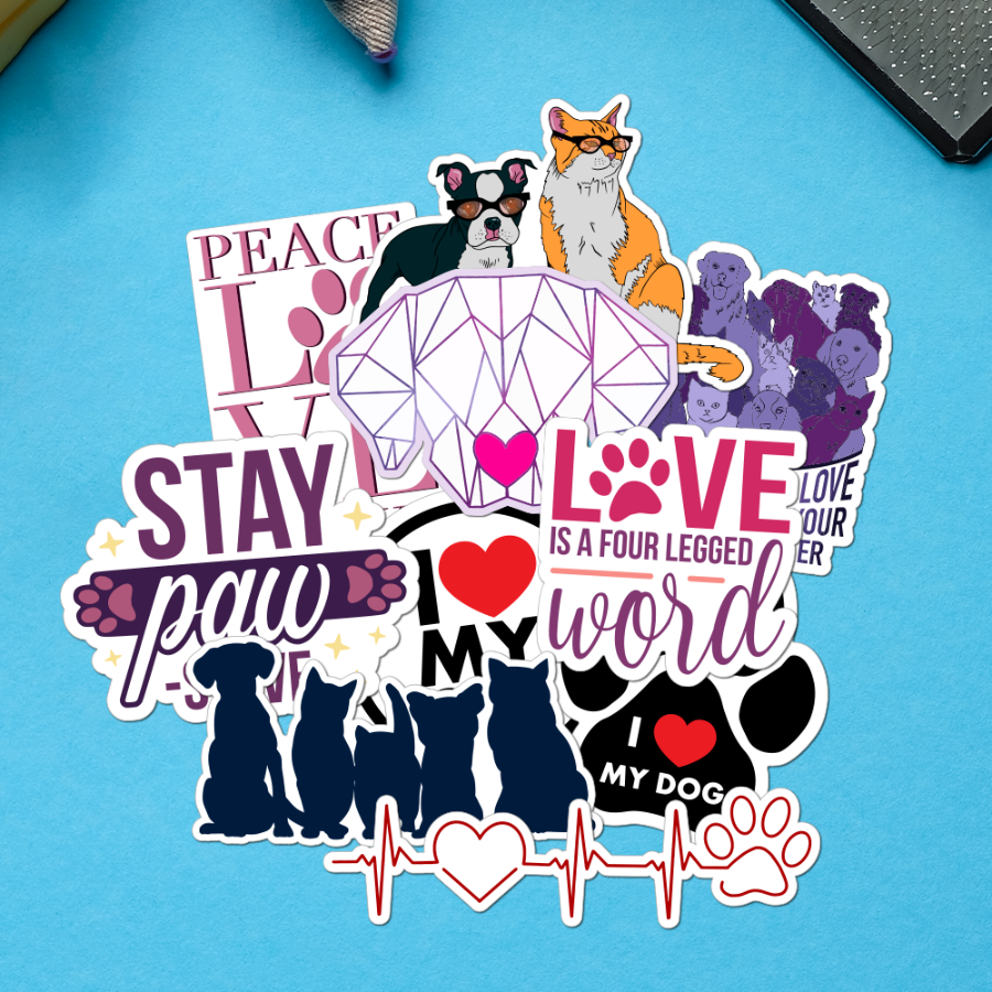 Fur Babies Forever - The Paw-fect Pet Sticker Bundle!