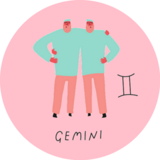 Gemini Zodiac & Astrology Stickers & Car Decals