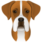 German Boxer Face Sticker