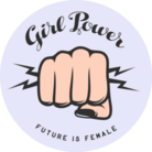 Girl Power Future Is Female Fist Sticker