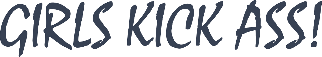 Vibrant, High-Quality Girls Kick Ass! Stickers