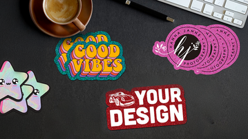 Shop Custom Glitter Vinyl Stickers Online | Car Stickers