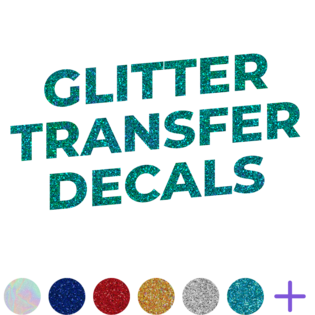 Custom Glitter Stickers & Glitter Vinyl Decals