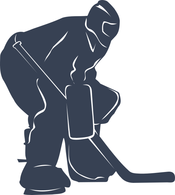 Vibrant, High-Quality Goalie Hockey Player Stickers