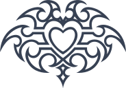Gothic Heart Sticker Shipped Fast & Free!