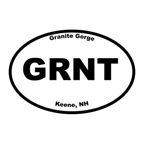 Granite Gorge Oval Sticker