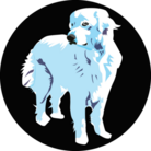 Great Pyrenees Eyes Sticker