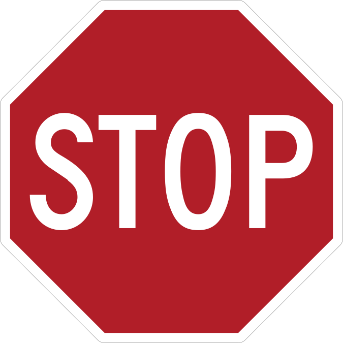 Great Stop Sign Magnet Shipped Fast & Free!