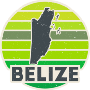 Green Belize Logo Sticker