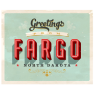 Greetings From Fargo, North Dakota Sticker