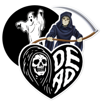 Grim Reaper & Ghoul Car Decals & Stickers