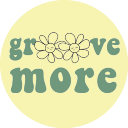 Groove More 70's Groovy Typography Sticker