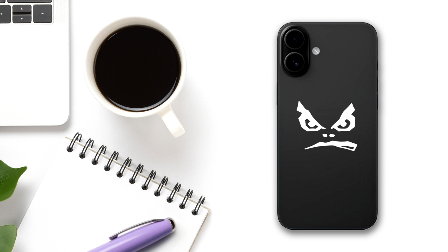 Order Your Grumpy Bad Boy Face Sticker Today - Free Shipping!