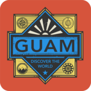 Guam Discover The World Sticker