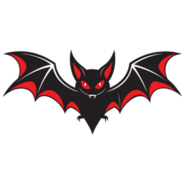 Halloween Vampire Bat Sticker
