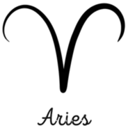 Hand Drawn Aries Zodiac Simple Illustration Sticker