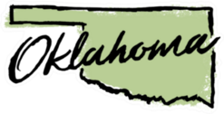 Hand Drawn Oklahoma State Sticker