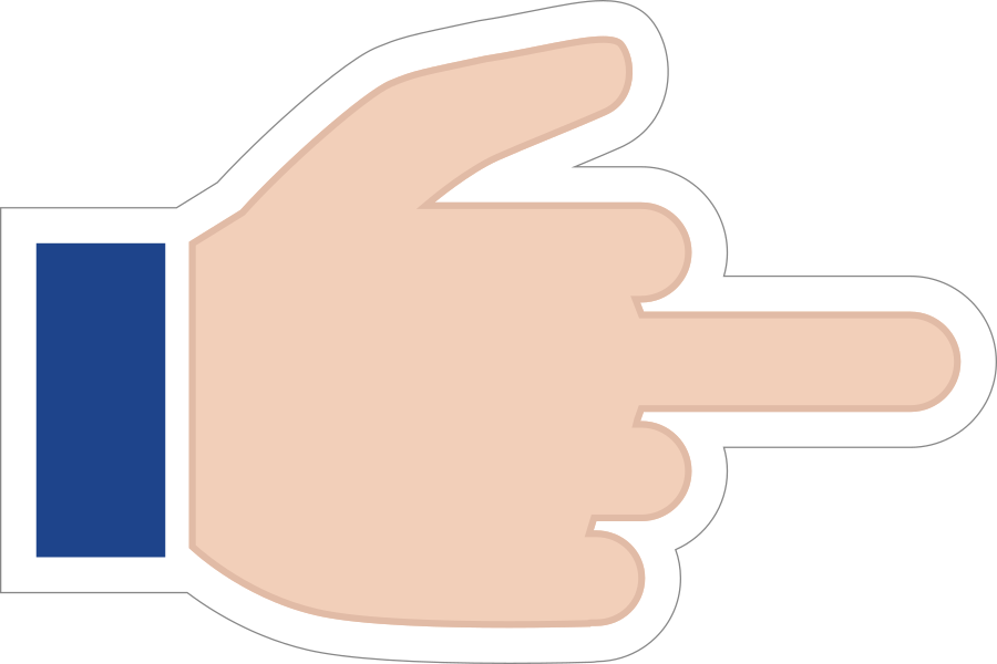 Vibrant, High-Quality Hands Middle Finger Thumb Up RH Emoji Stickers