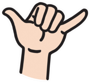 Shaka Sign Car Stickers & Decals – Customizable Vinyl Stickers